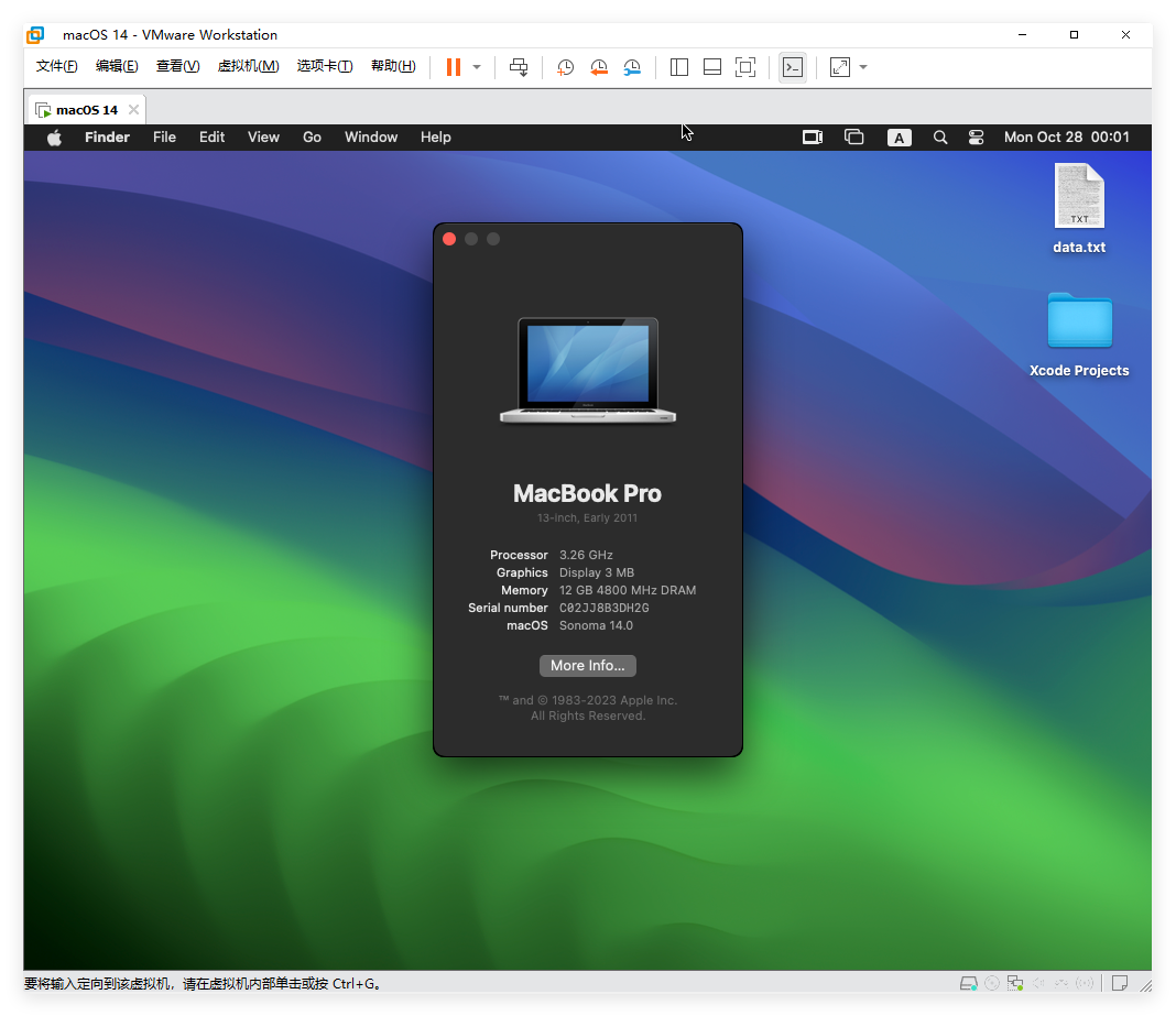 Windows 使用 VMware 17 Pro 安装 Mac OS，搭建 iOS 开发环境 | natsurainko 的博客